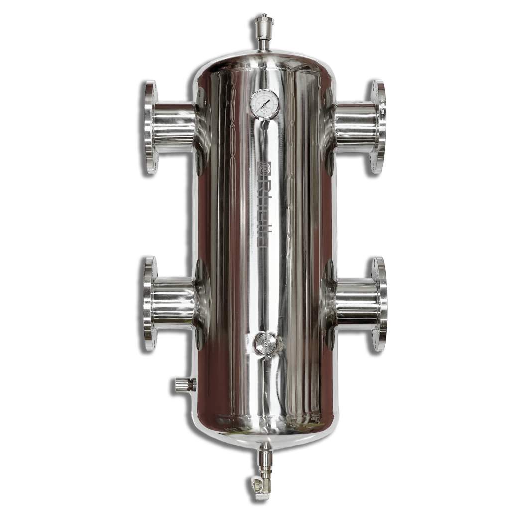 Rhella 4" Hydraulic Separator - The Hydronics Depot