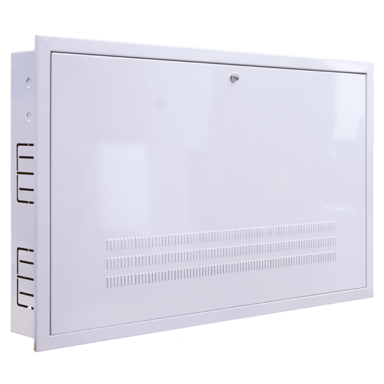 White In-Wall Mounted Manifold Housing for Radiant Manifolds - The ...